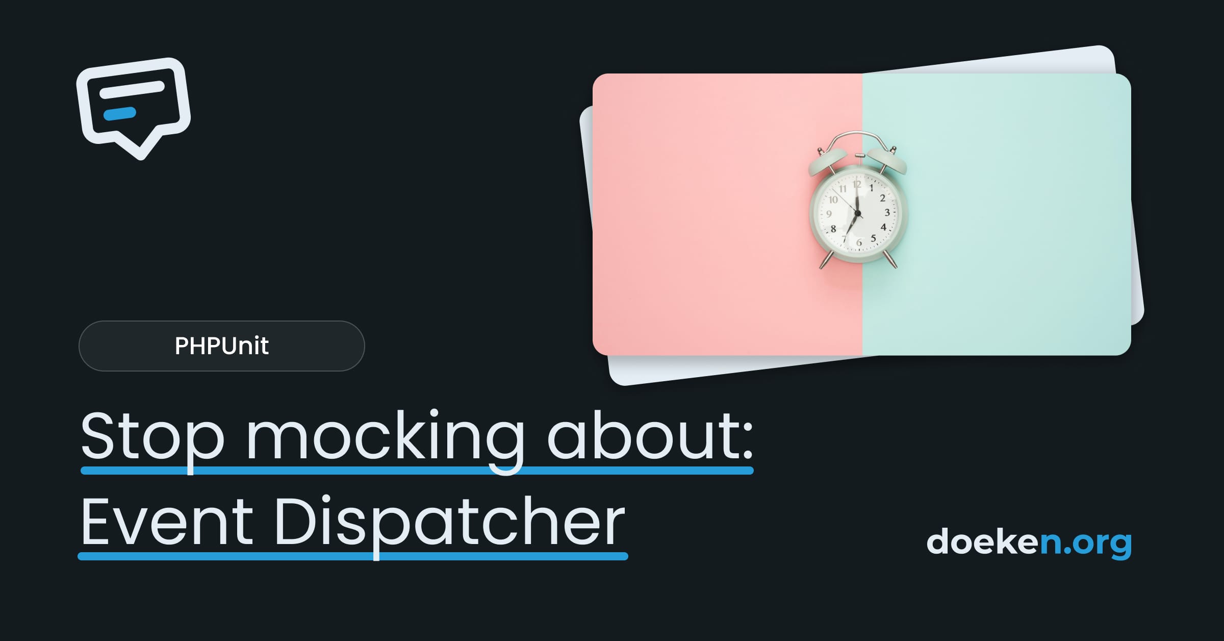 Stop mocking about: Event Dispatcher | doeken.org